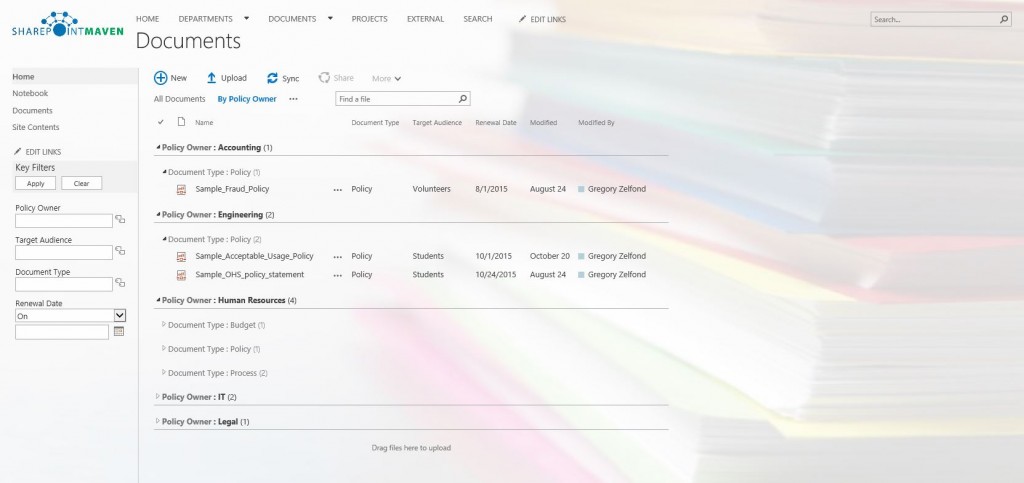6 Sharepoint Intranet Examples And Templates Origami - Bank2home.com