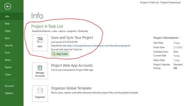 How to Sync MS Project with SharePoint | SharePoint Maven