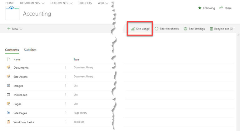 6 ways to check SharePoint Usage reports | SharePoint Maven