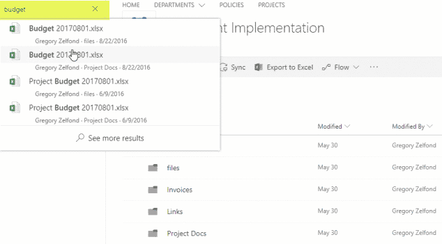 7 ways to search for content in SharePoint and Office 365 | SharePoint ...