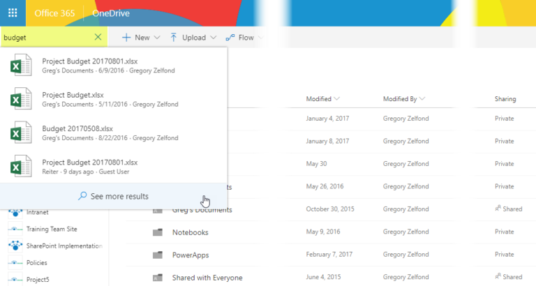 7 ways to search for content in SharePoint and Office 365 | SharePoint ...