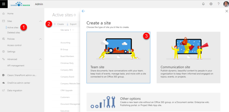 20 ways to create an Office 365 Group | SharePoint Maven