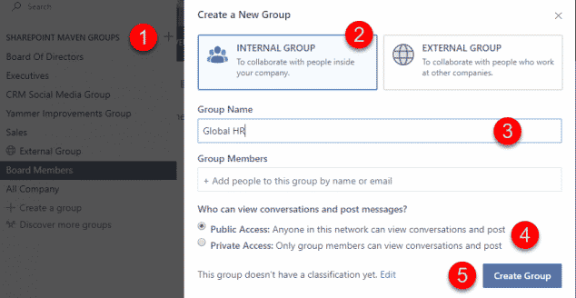 20 ways to create an Office 365 Group | SharePoint Maven