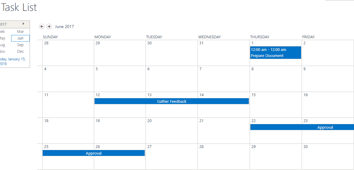 Types Of Calendar Used In SharePoint Online CSP MSP 24 X 7 Support