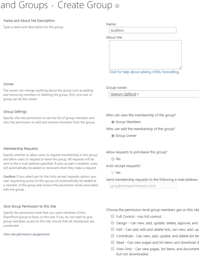 An overview of different types of security groups in SharePoint and ...