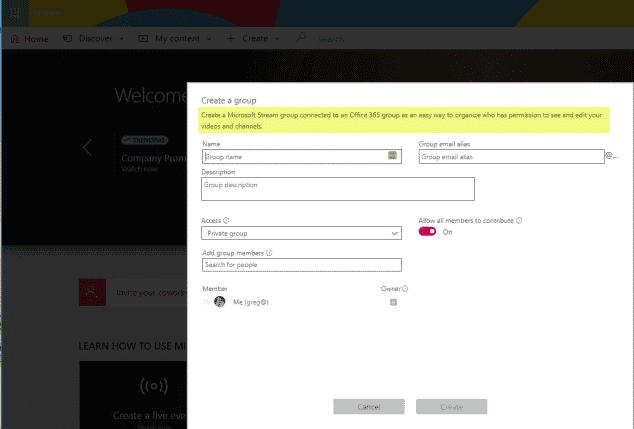 20 ways to create an Office 365 Group | SharePoint Maven
