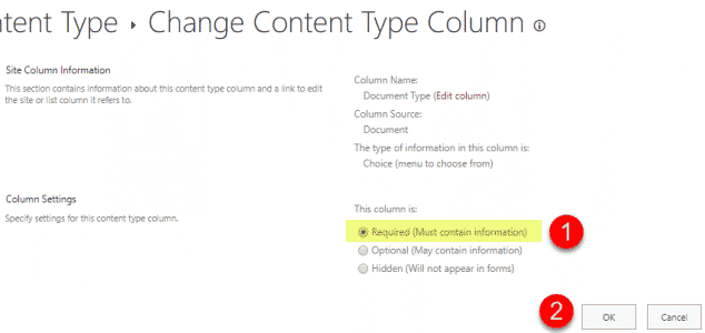 How to make SharePoint metadata columns required | SharePoint Maven