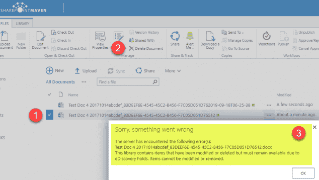 How to set a Retention Policy on a SharePoint site | SharePoint Maven