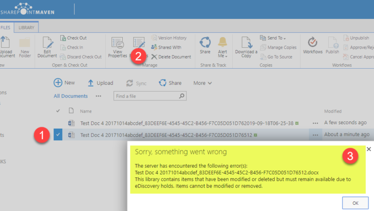 How to set a Retention Policy on a SharePoint site | SharePoint Maven