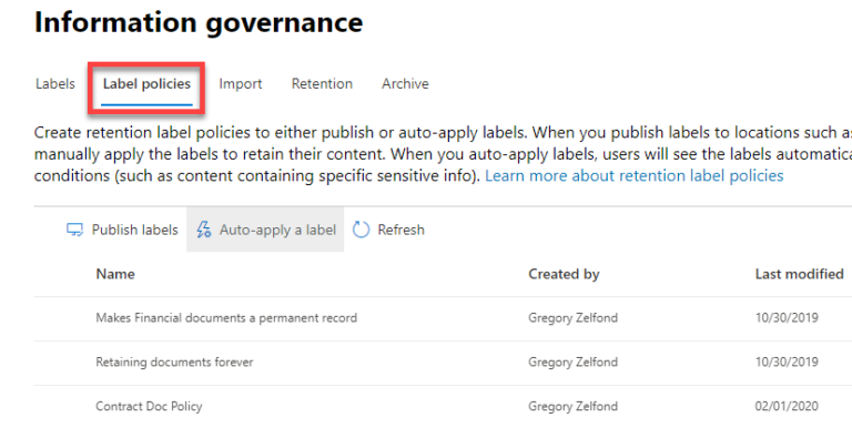 How To Set Up Document Retention Via Retention Labels In Sharepoint And Onedrive Sharepoint Maven 2230