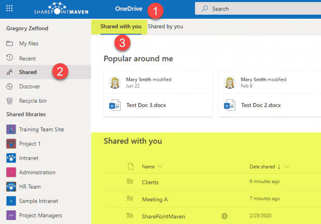 How To Access Files And Folders Others Shared With You From SharePoint How To Access Files And Folders Others Shared With You From SharePoint