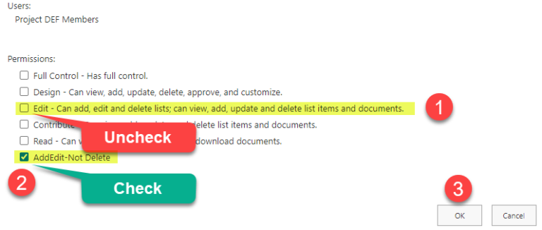 How To Create A Custom Permission Level In Sharepoint Sharepoint Maven