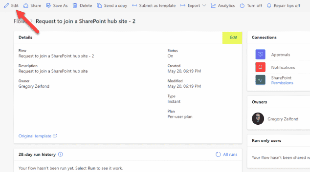 How to create an approval workflow to join the Hub using Power Automate ...