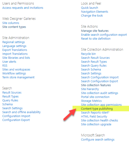 How to make the Content Types available on all SharePoint Sites via the ...