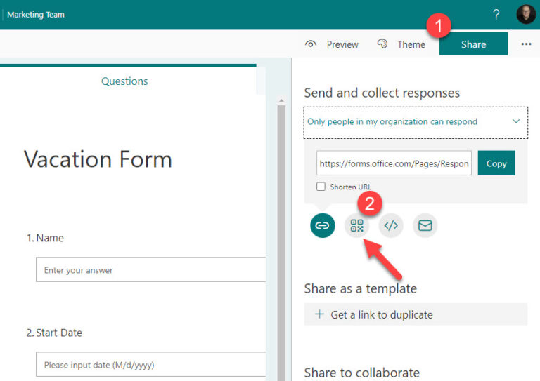 How to share a Microsoft Form via a QR Code | SharePoint Maven