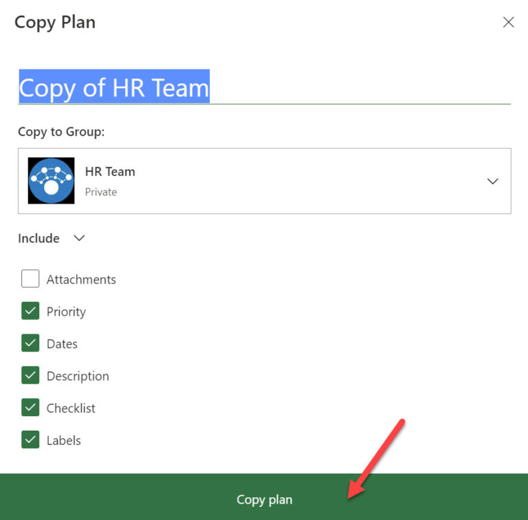 How to copy a Plan in Planner | SharePoint Maven