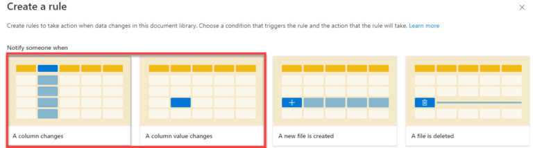 How to create Rules on a List or Library | SharePoint Maven
