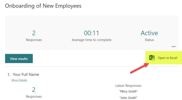 How To Create A Survey From Sharepoint And Onedrive Using Forms For Excel Sharepoint Maven