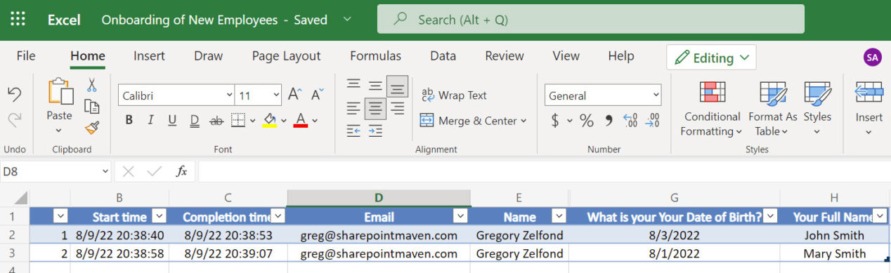How To Create A Survey From Sharepoint And Onedrive Using Forms For Excel Sharepoint Maven