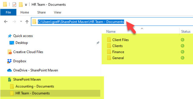 Sync Folder Vs Sync Library In Sharepoint And Onedrive Sharepoint Maven