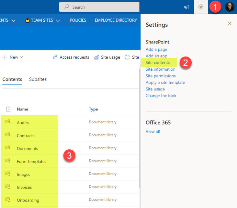 How to quickly switch between document libraries in SharePoint ...
