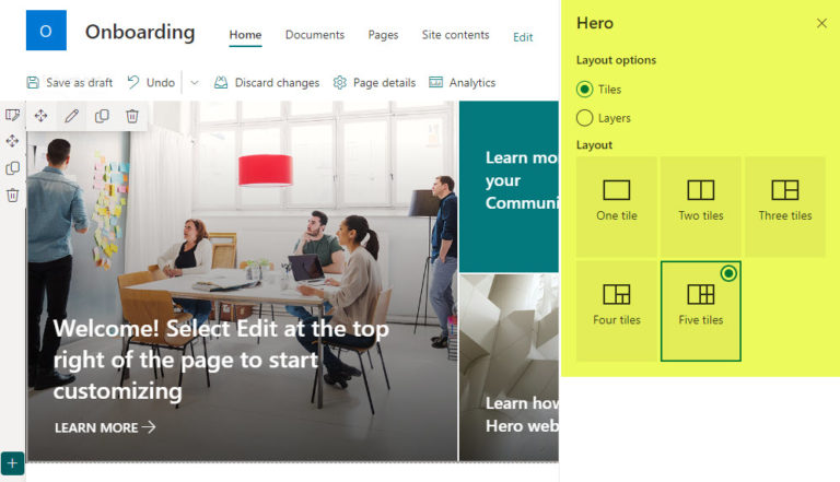 How to create an amazing Onboarding Site in SharePoint Online ...