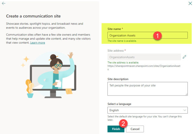 How To Create Organization Assets Document Libraries In Sharepoint Sharepoint Maven