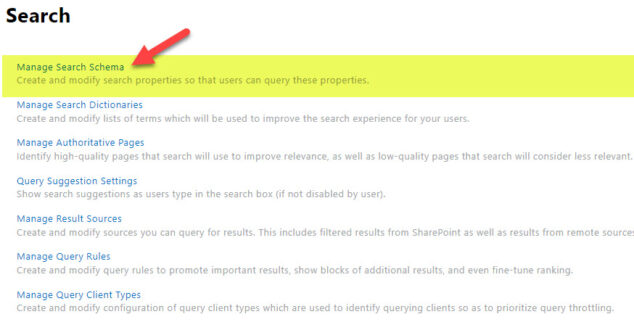 2 ways to access the SharePoint Search Schema | SharePoint Maven