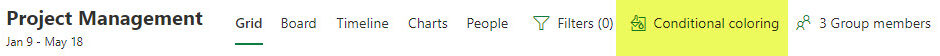 How to apply Conditional Formatting in Project for the Web | SharePoint Maven