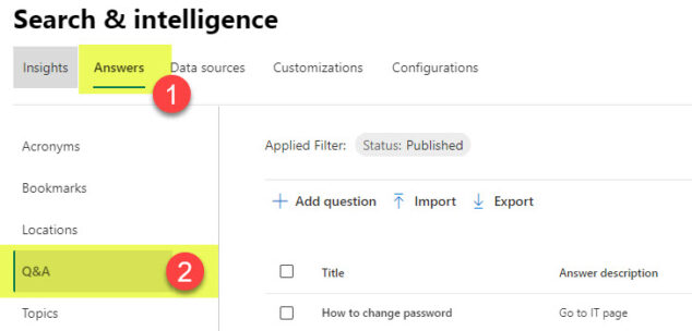 How to promote search results via the Q&A (Questions and Answers ...