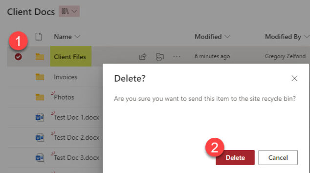How the SharePoint Online Recycle Bin Restore process works ...