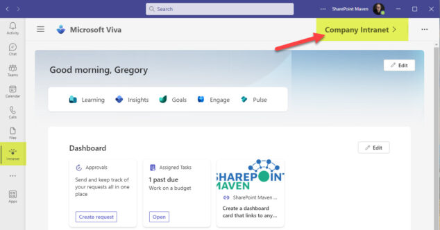 Viva Connections: Default Home Experience vs. SharePoint Home Site ...