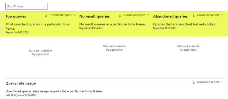 How to access Search Query Analytics and Reports in SharePoint Online ...