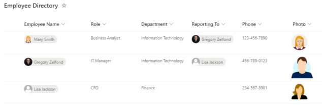 How to create an employee directory in SharePoint using Gallery View on ...