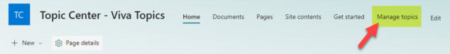 How to remove Topics in Viva Topics Center | SharePoint Maven