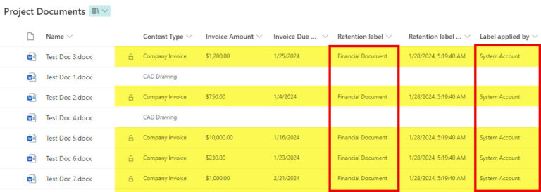 How to auto-apply retention labels to documents in SharePoint Online ...