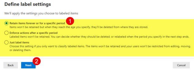 Set up Document Retention via Retention Labels in SharePoint Online ...