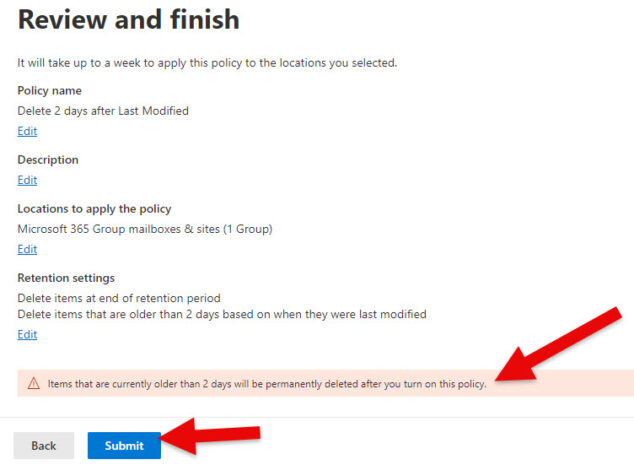 How to delete content from SharePoint Sites using Retention Policies ...