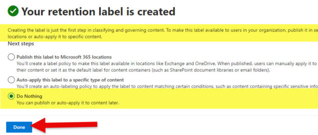 How to properly set a document as a Record via retention labels in ...