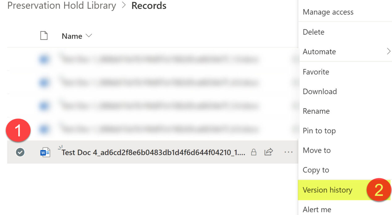 How To Properly Set A Document As A Record Via Retention Labels In Sharepoint Online