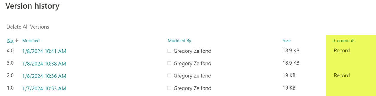 How to properly set a document as a Record via retention labels in ...