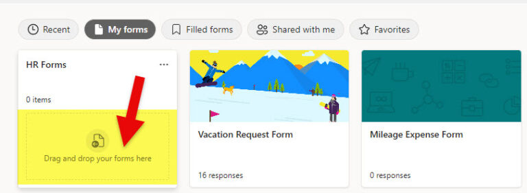 How to organize Forms into Form Collections | SharePoint Maven