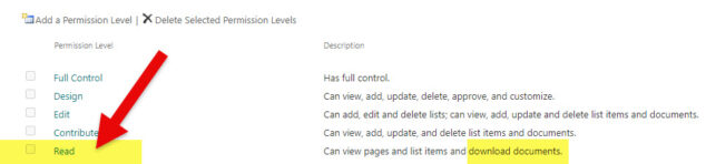 How to prevent file download in SharePoint by creating a Custom Permission Level | SharePoint Maven