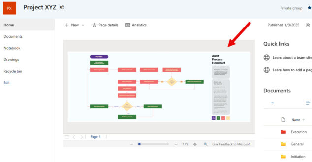 How to embed Visio Diagram on a SharePoint page | SharePoint Maven
