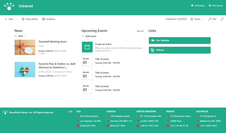 5 Ways to Display Office Locations in SharePoint | SharePoint Maven