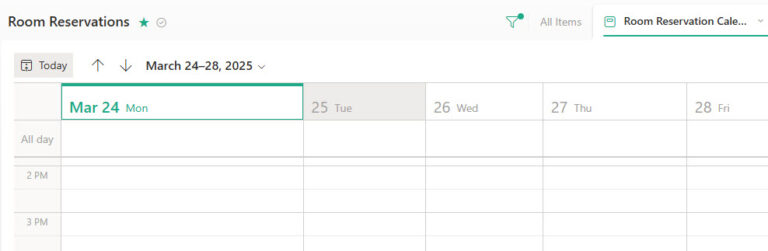 How to create a Room Reservation Solution in SharePoint Out of the Box ...