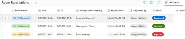 How to create a Room Reservation Solution in SharePoint Out of the Box ...