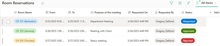 How to create a Room Reservation Solution in SharePoint Out of the Box ...
