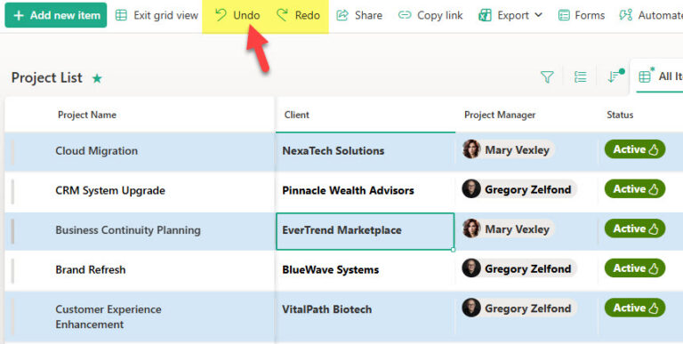 How to Quickly Fill Out a SharePoint List Using Edit in Grid View ...